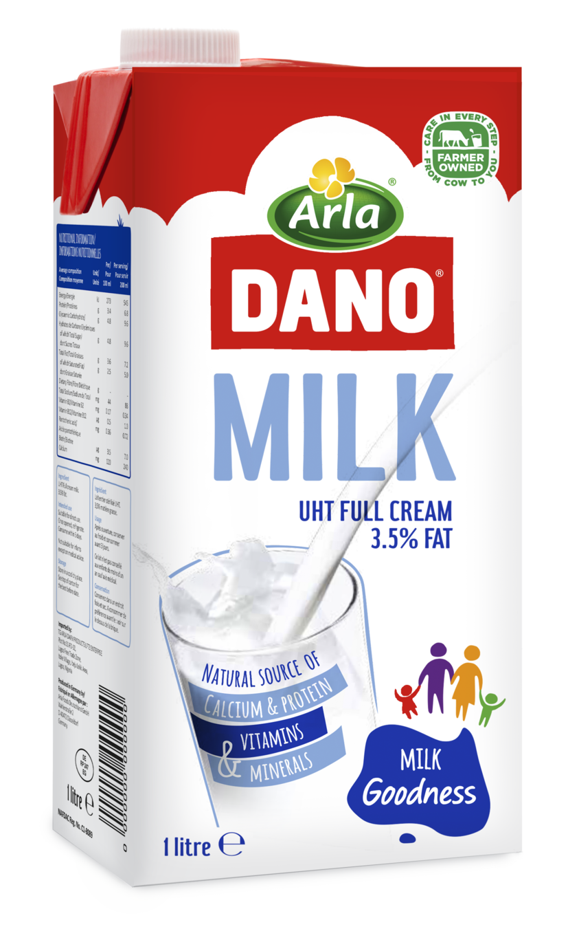 Arla Dano® Full Cream UHT (3.5% Fat) 1 L | Arla Food Inc.